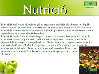 Dieta I Nutrició | PPT
