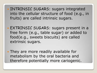 Diet and caries | PPTX | Dental Health | Diseases and Conditions