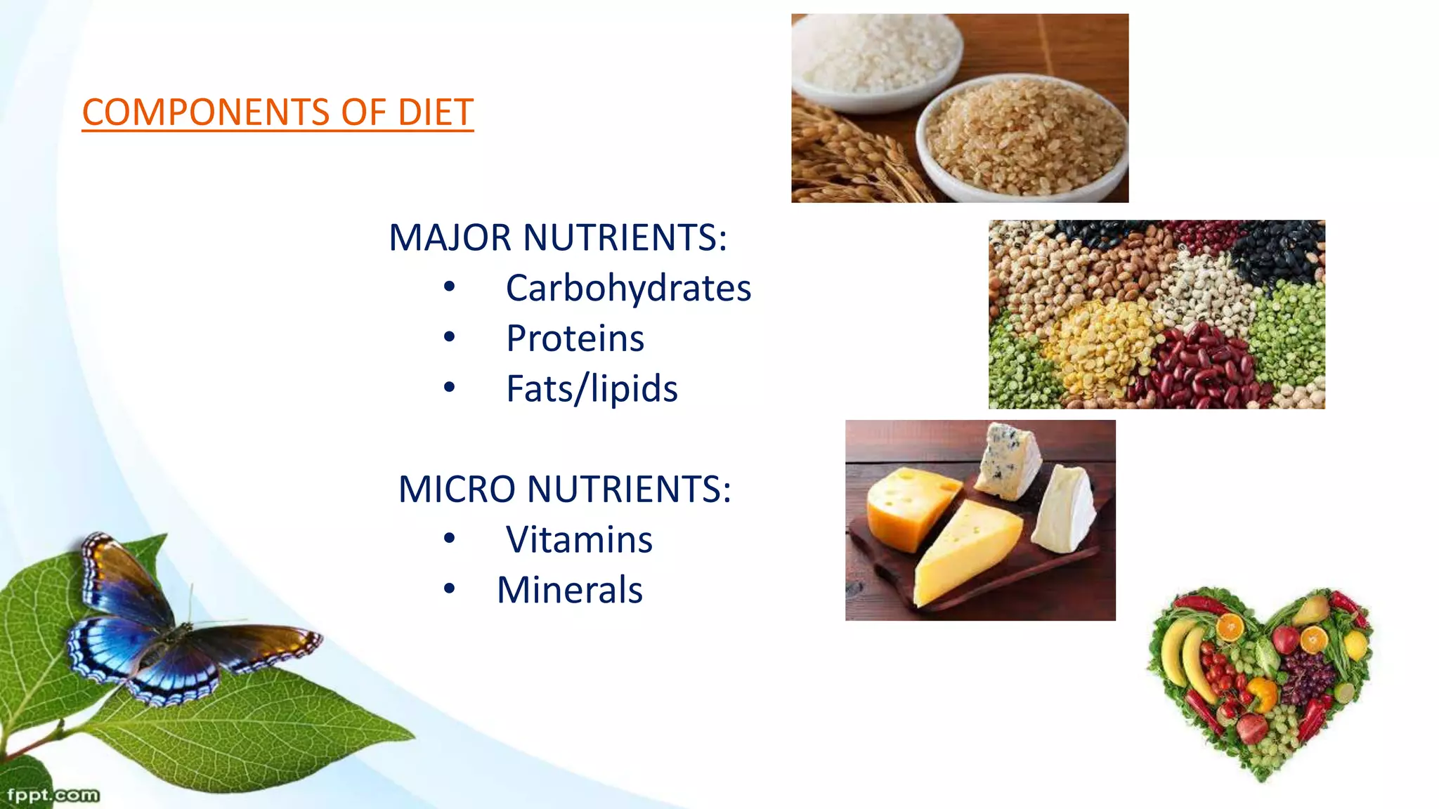 Diet and dental caries - Diet charts and Diet counselling | PPTX