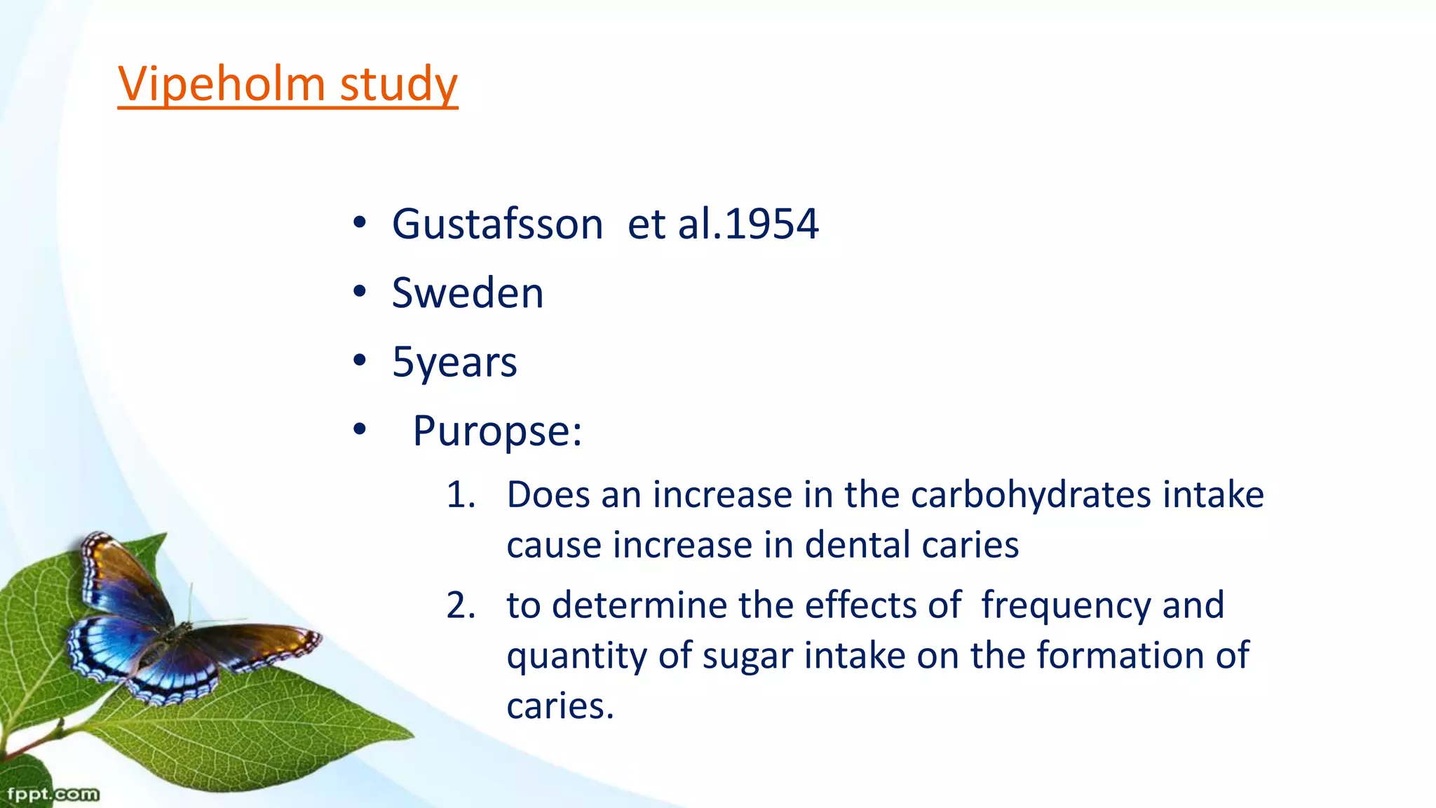 Diet and dental caries - Diet charts and Diet counselling | PPTX