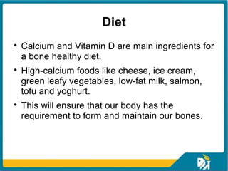 Diet and exercises for your bones | PPT