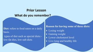 DIET AND HEALTH Lesson 3.pptx