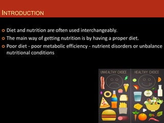 Diet and nutrition | PPTX