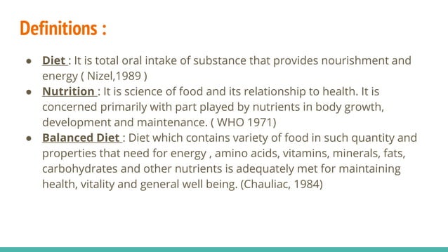 diet and nutrition in periodontics (1).pptx | Dental Health | Diseases ...
