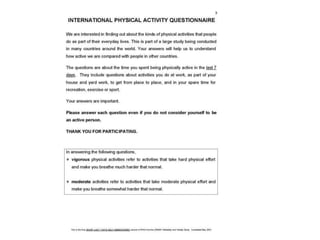 Diet and physical activity assessment | PPTX