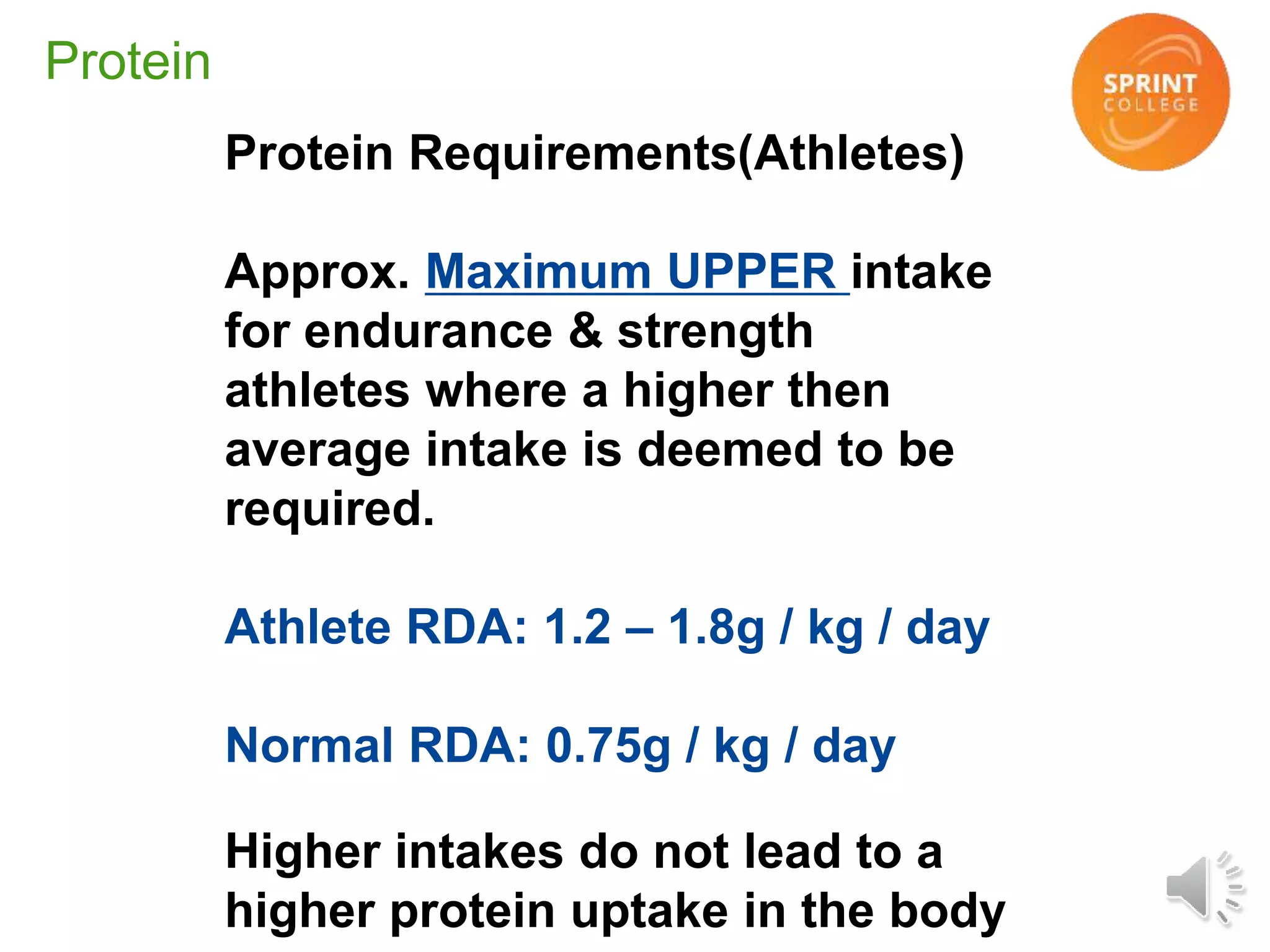 Diet and sports nutrition - sports nutrition | PPTX