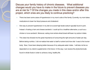 Dietary analysis pres | PPTX