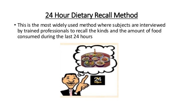Ppt 24 Hour Dietary Recall Powerpoint Presentation Id