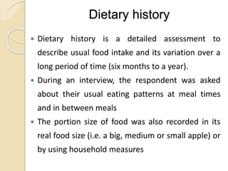 Dietary assessment.pptx shorts for men and women who | PPTX