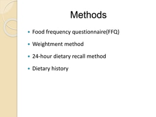 Dietary assessment.pptx shorts for men and women who | PPTX | Healthy ...