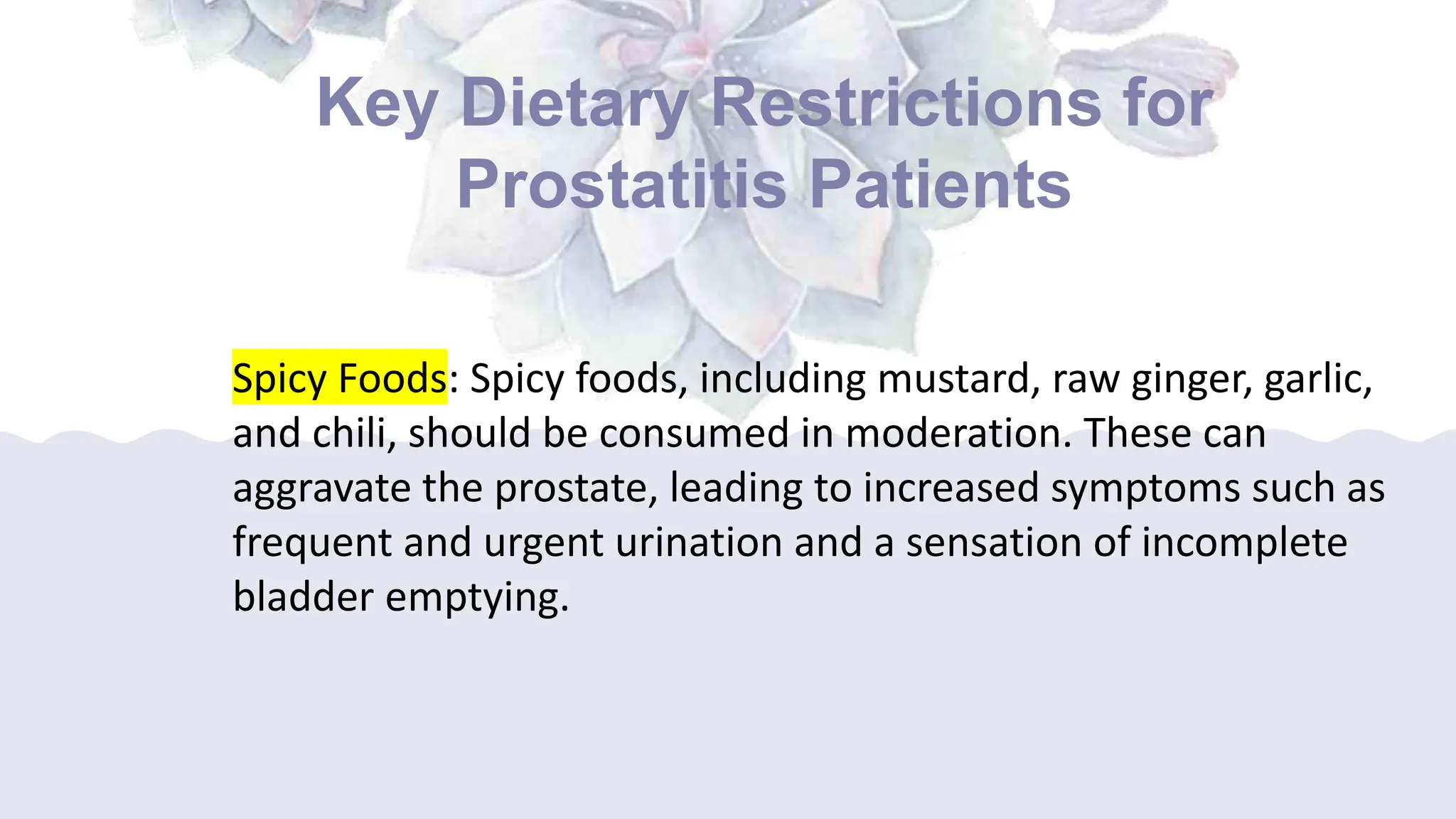 Dietary Caution- Managing Diet Post-Prostatitis Flare-Ups.pptx