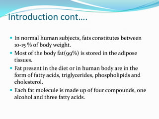 Dietary fats | PPTX