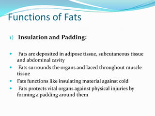 Dietary fats | PPTX