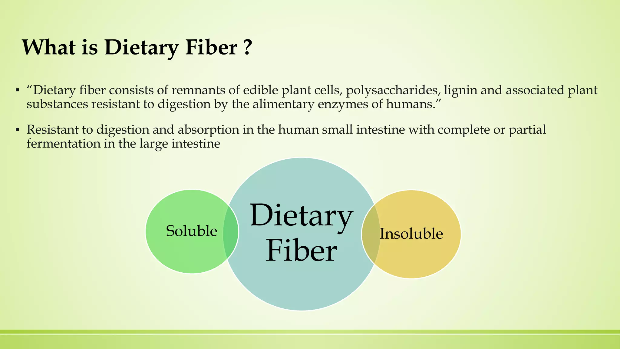 Dietary fiber | PPTX