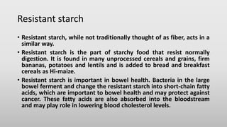 Dietary fiber | PPTX
