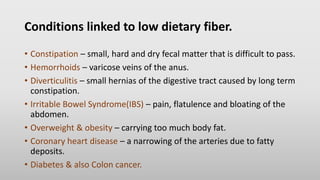 Dietary fiber | PPTX