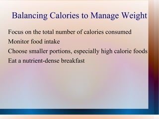 Dietary Guidelines Presentation | PPT