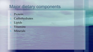 deficiency & imbalances due to dietary components in fish | PPTX