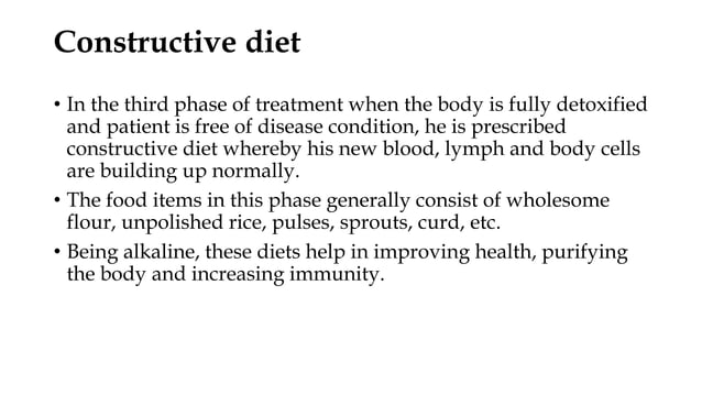 Dietary principles of naturopathy | PPTX