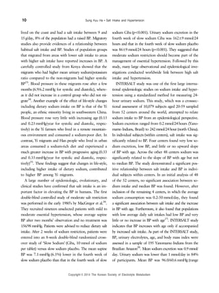 Dietary salt intake and hypertension | PDF