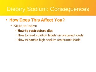 Dietary Sodium | PPSX