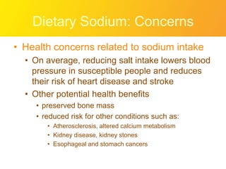 Dietary Sodium | PPT