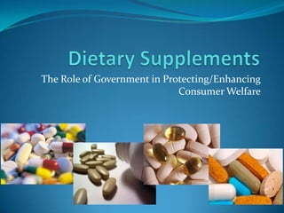 Dietary supplements | PPTX