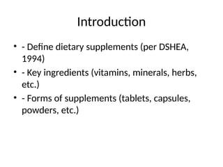 oral DietarySupplementsPresentation.pptx