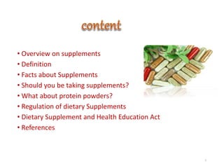 dietary supplements and their role in daily life.pptx