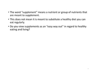 dietary supplements and their role in daily life.pptx