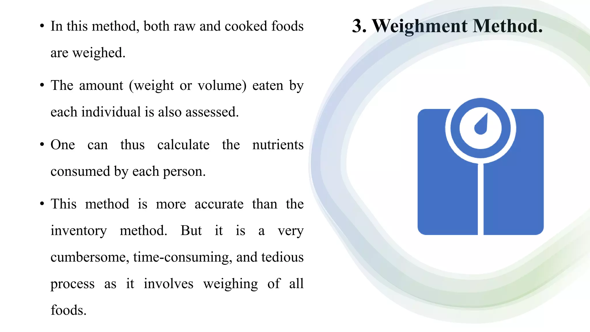 Dietary survey | PPTX