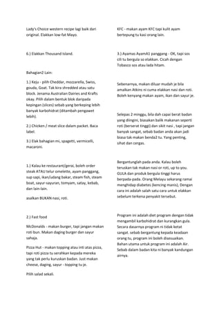 Diet atkins | DOCX