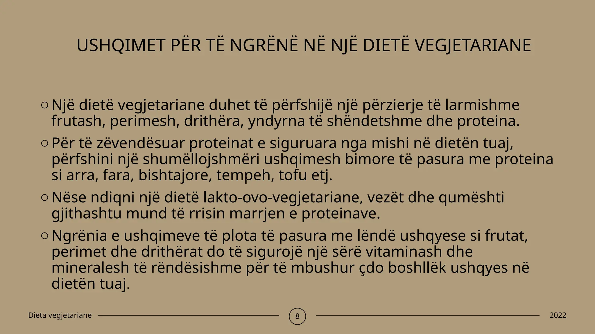 Dieta vegjetariane - Eriona.pptx projekt | PPTX