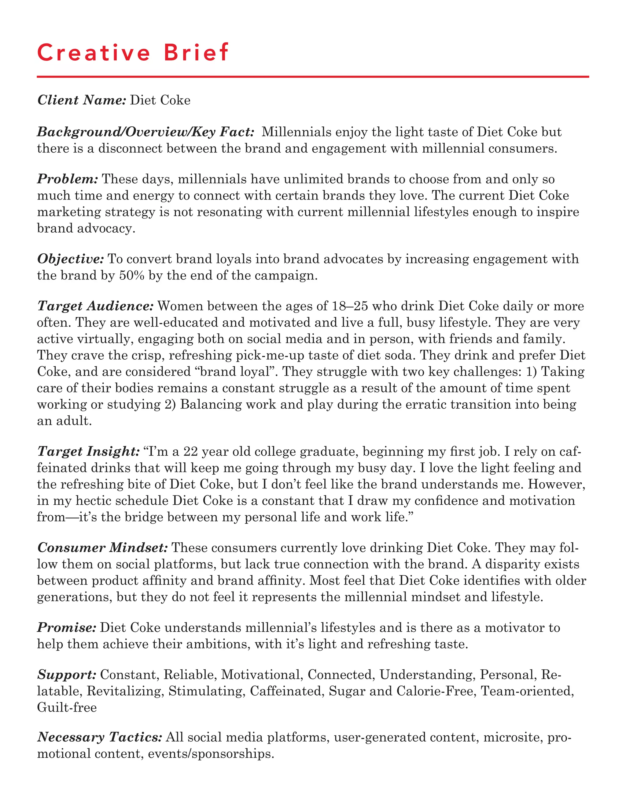 Diet Coke Creative Brief | PDF