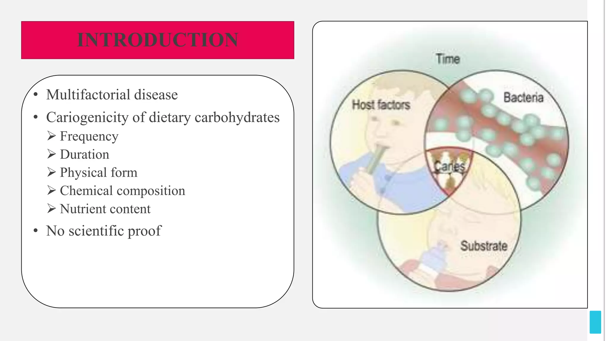 Diet and dental caries: human studies | PPTX