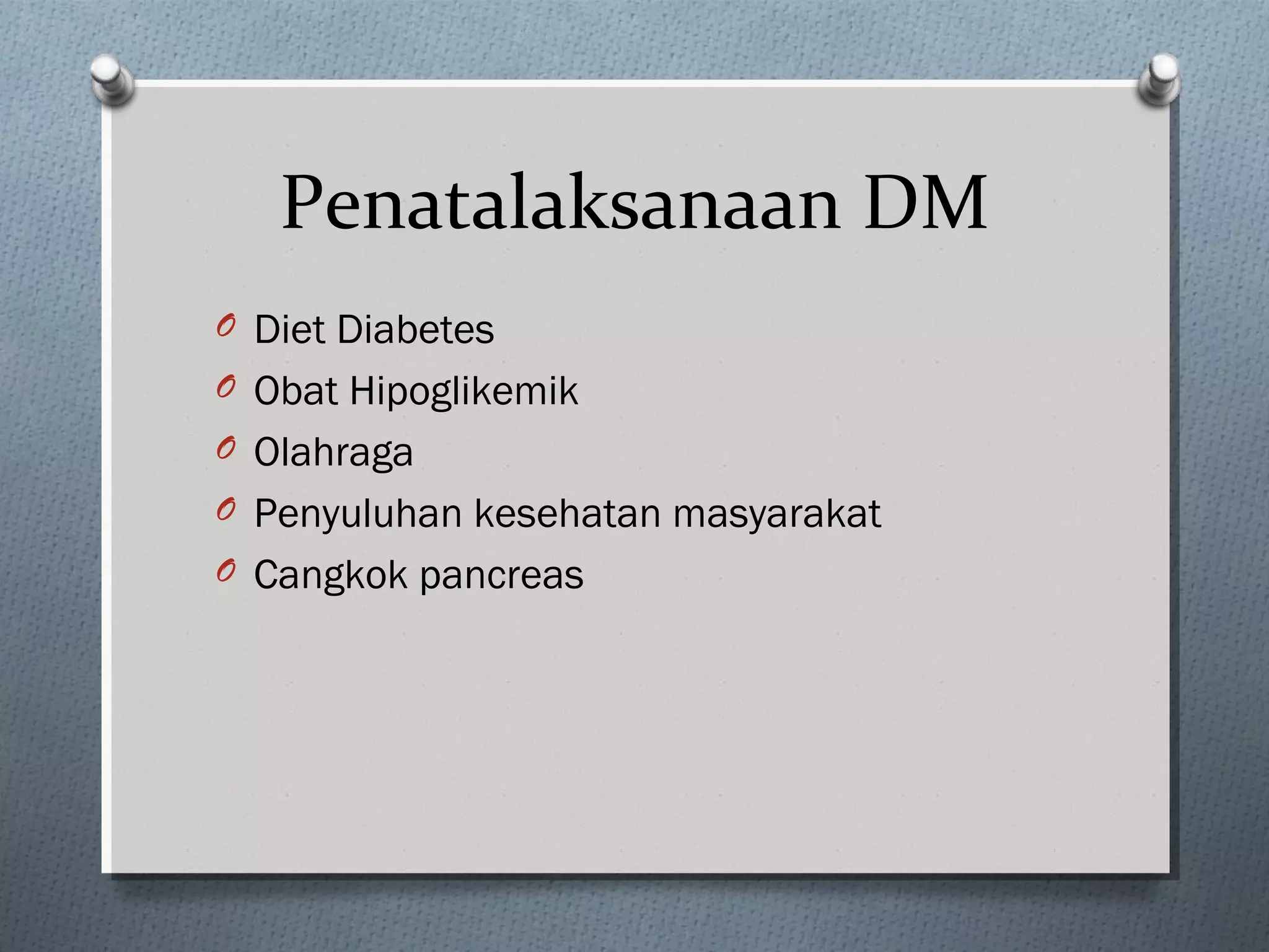 Diet Diabetes Mellitus(DM) | PPT