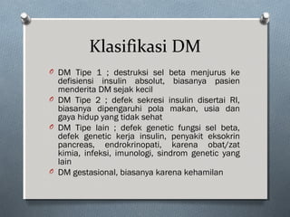 Diet Diabetes Mellitus(DM) | PPT
