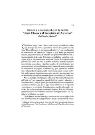 Dieterich chavez y el socialismo del siglo xxi | PDF