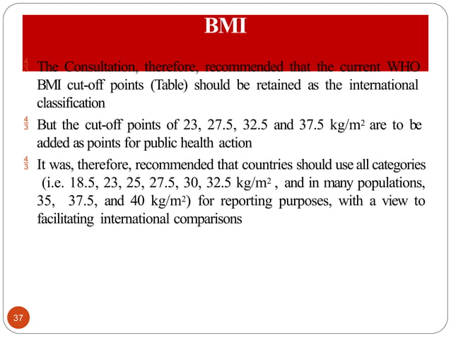 Dietetics - BMI ( Body Mass Index ).pptx