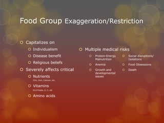 Diet faddism | PPTX