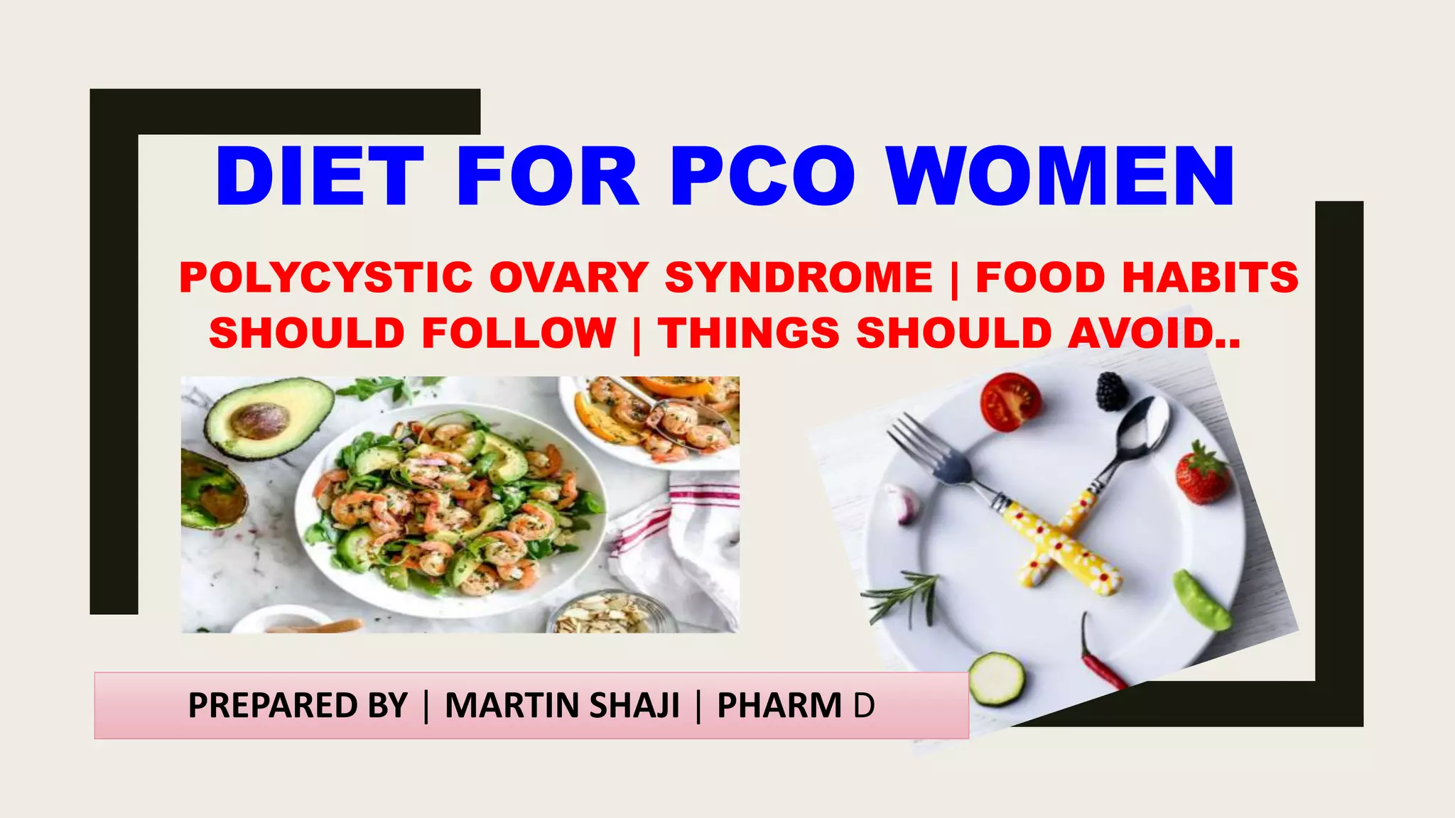 Diet for pco women- Polycystic ovary syndrome | food habits should ...