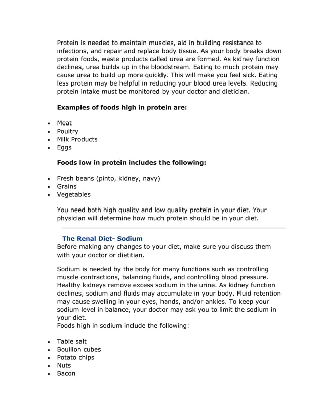 Diet For Renal Patient Pdf