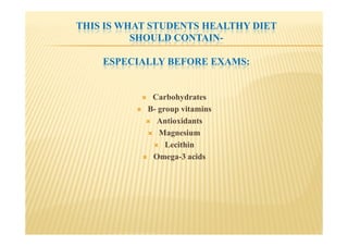 Diet for students | PDF