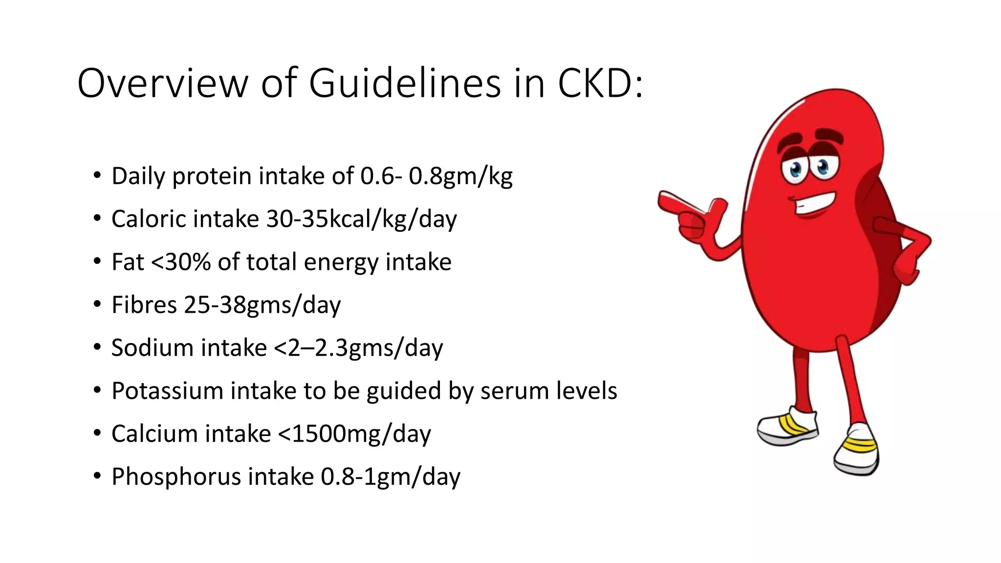Diet in ckd | PPTX