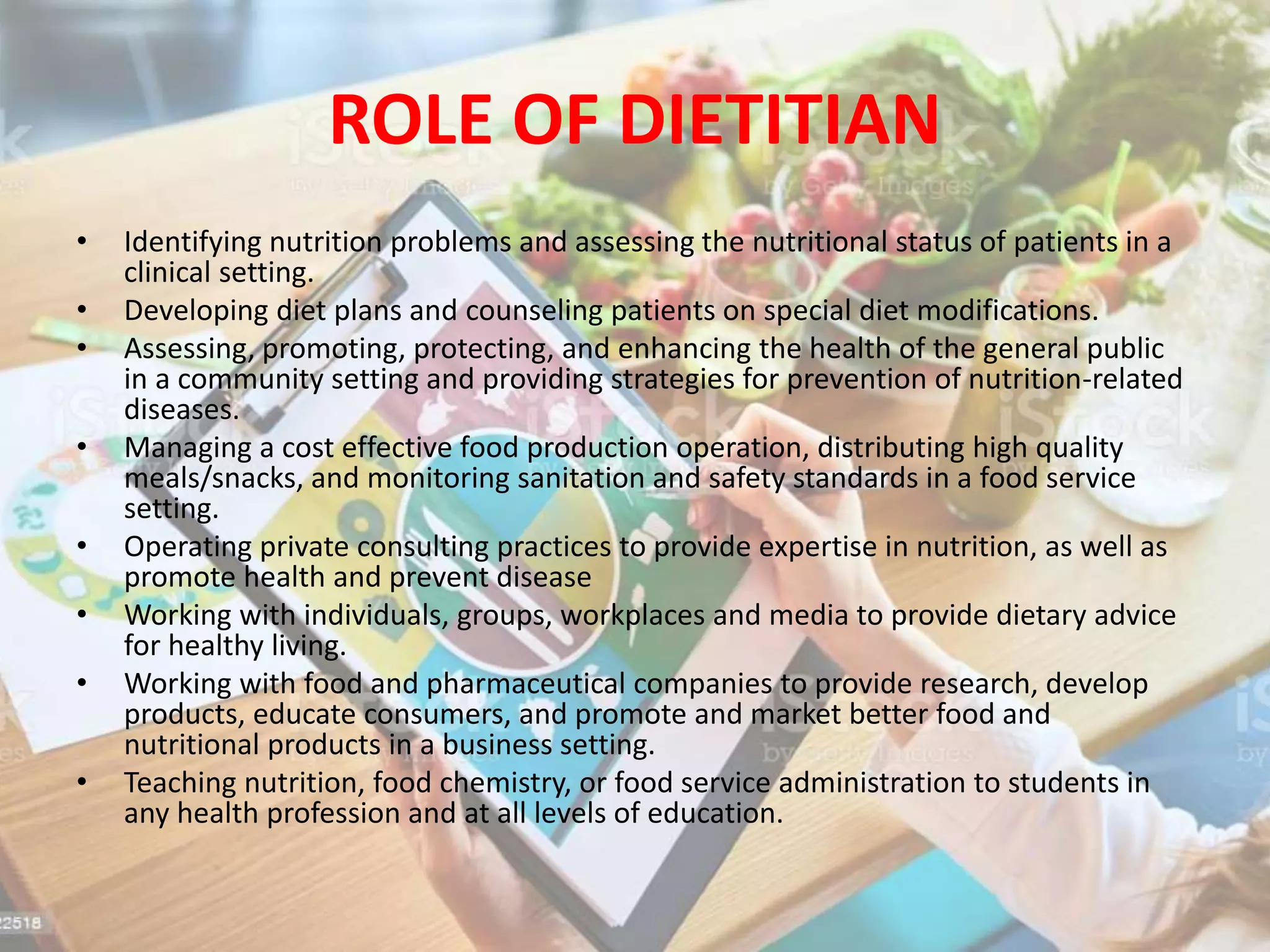 Dietitian | PPTX