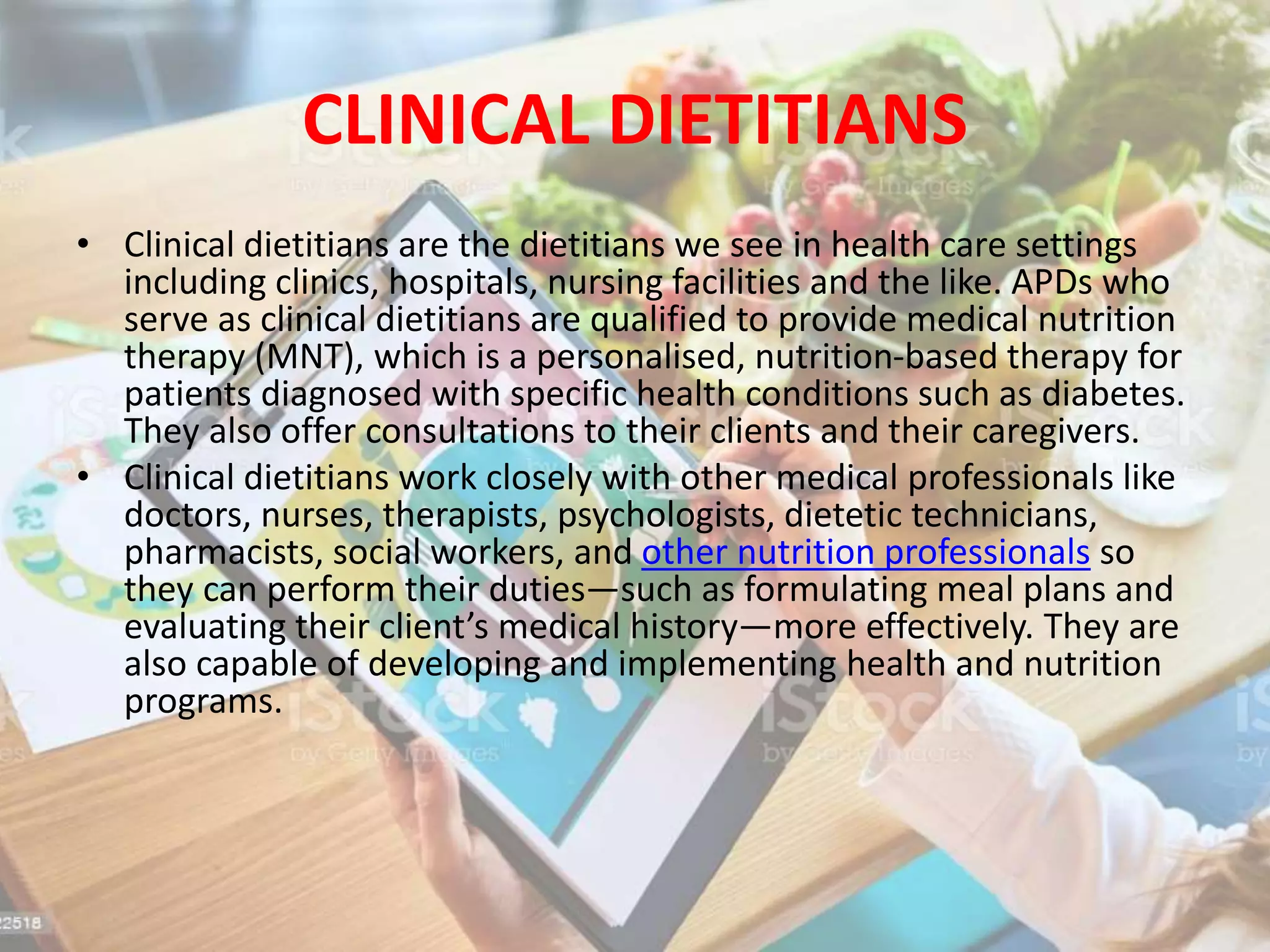 Dietitian | PPTX