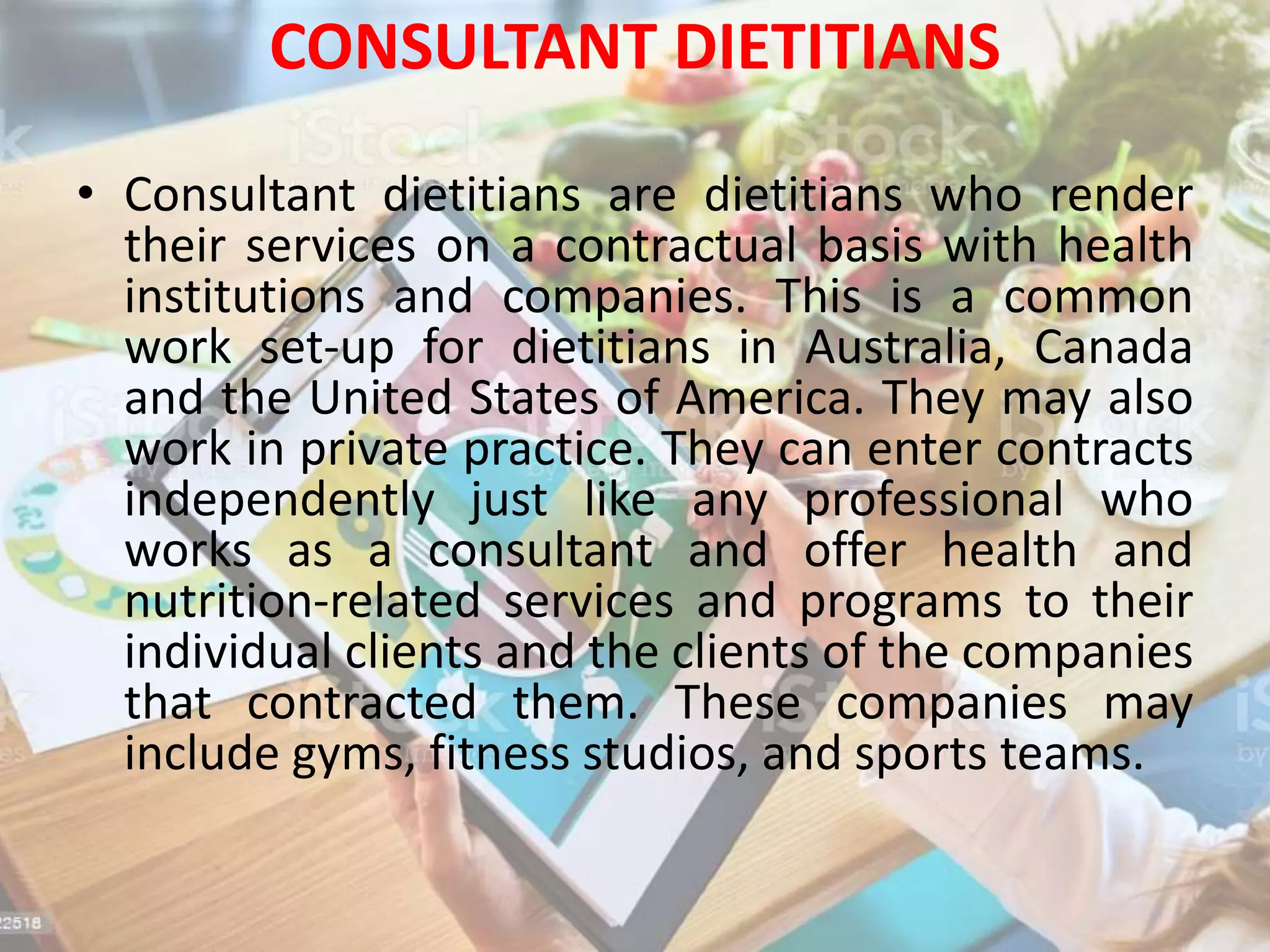 Dietitian | PPTX