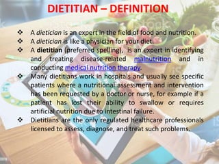 Dietitian | PPTX