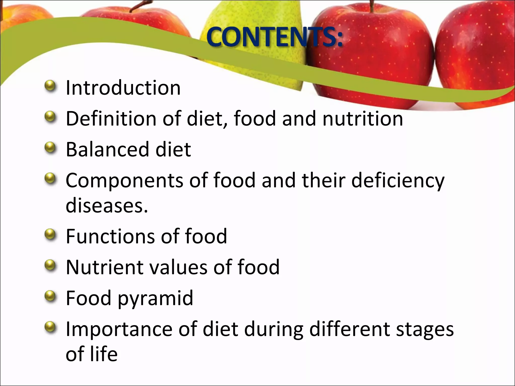 Diet and nutrition | PPT