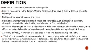 Diet & Nutrition | PDF